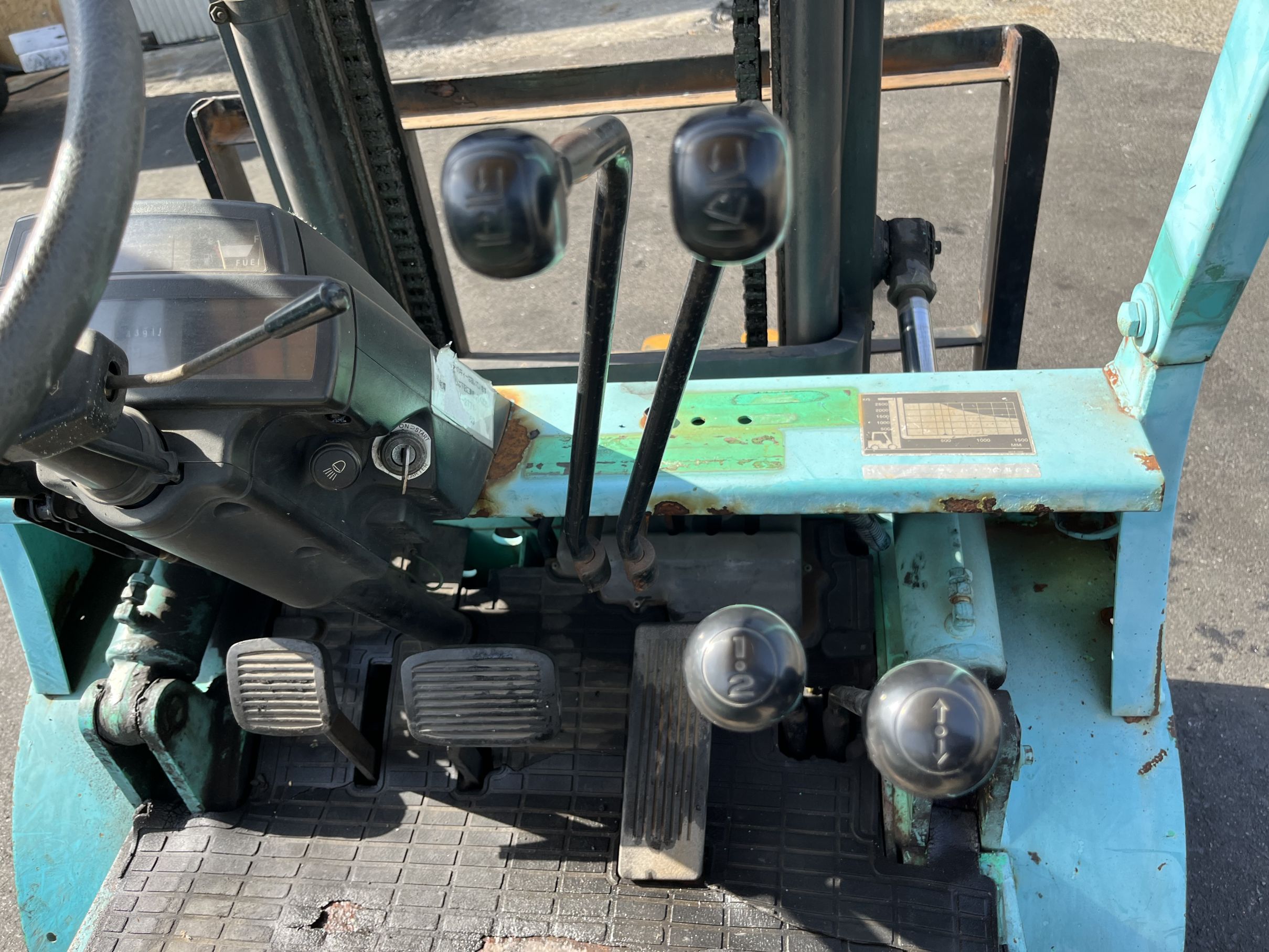 (現状格安車輛) 三菱 ディーゼル車 2.5ton 3mマスト FD25-F18B フォークリフト – 中古フォークリフト 株式会社アドバンス